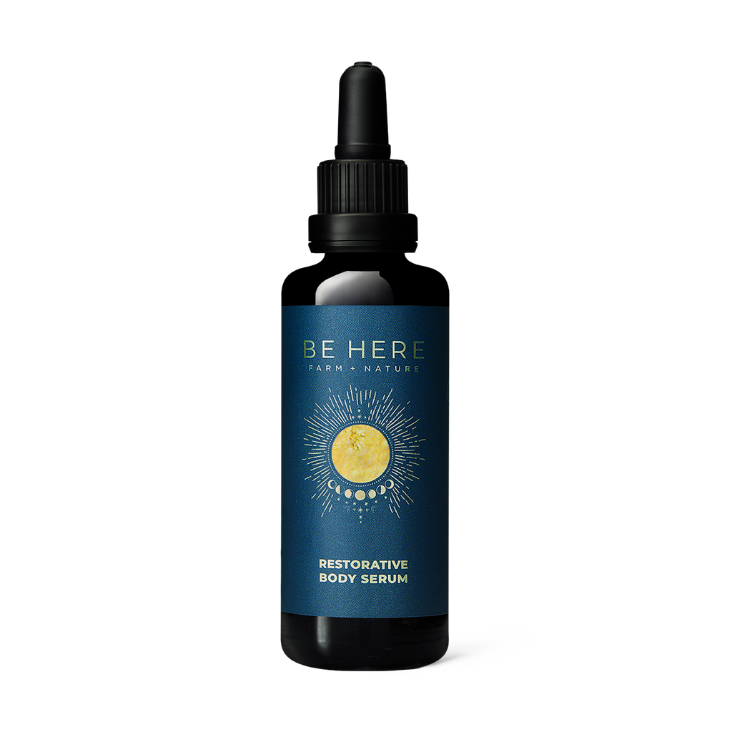 Be Here Farm + Nature Restorative Body Serum – Sun Potion